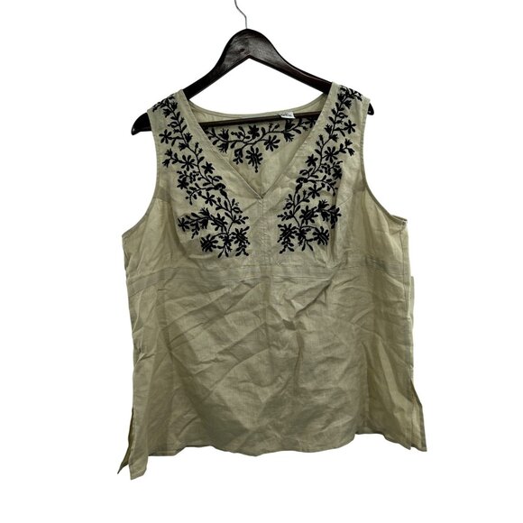 Saint Tropez West | Tops | New Saint Tropez West X Linen Sleeveless ...
